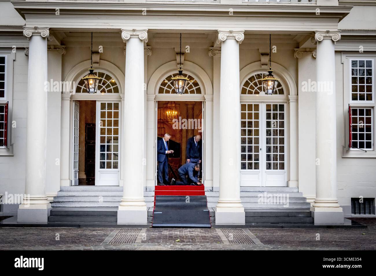THE HAGUE - Noordeinde Palace during the celebration of Prince's Day ...