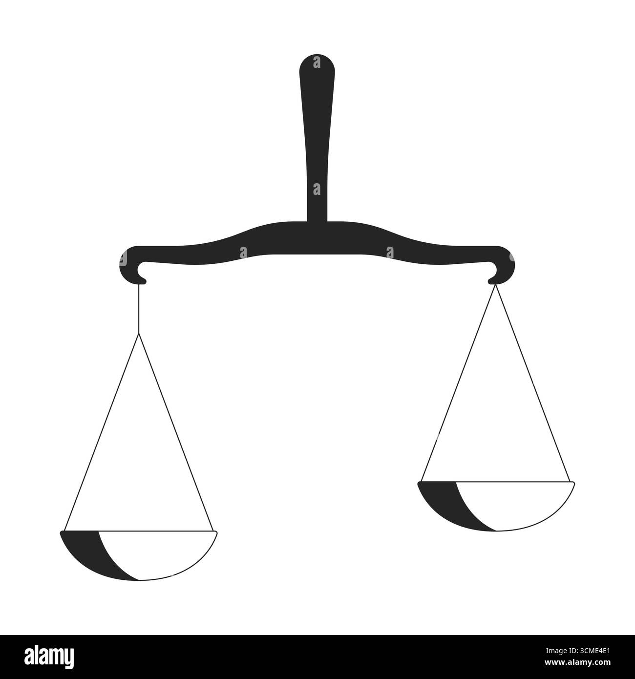 Scale decision icon outline Stock Vector Images - Alamy