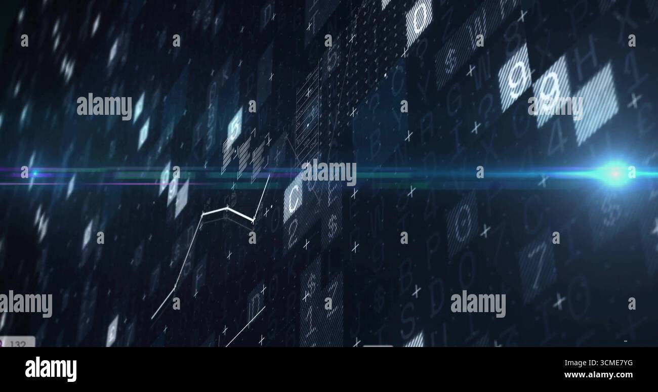 Projecting interface in cyberspace hi-res stock photography and images ...