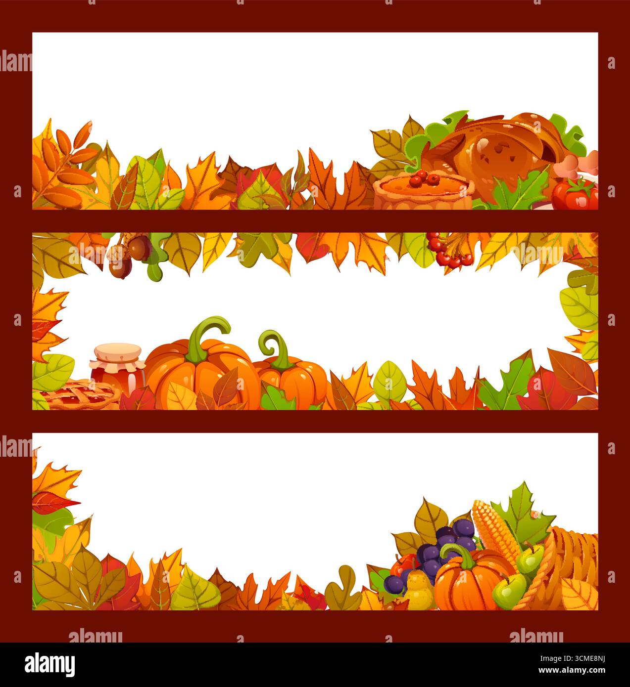 Fall pies Stock Vector Images - Alamy