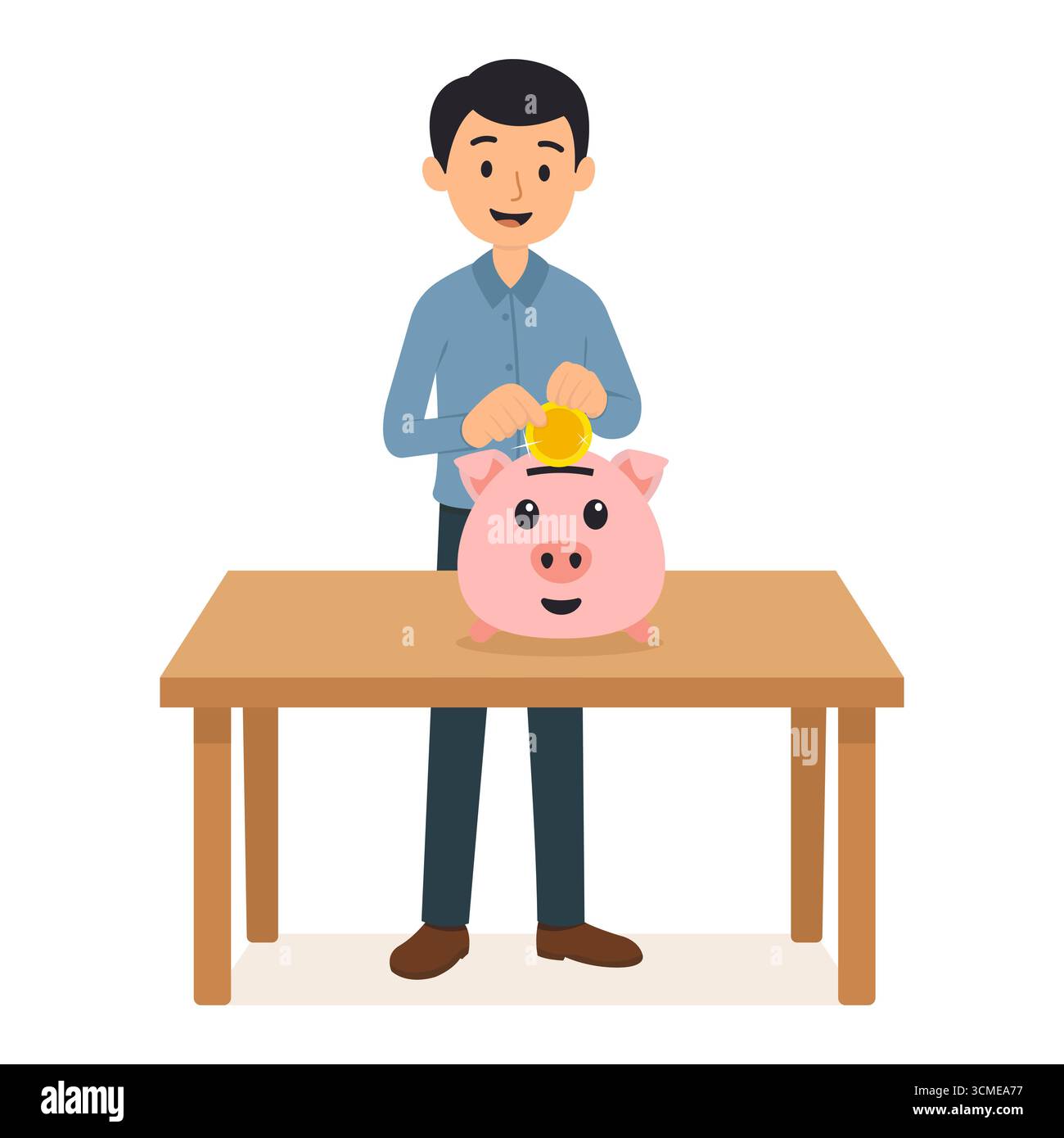 Cash cheerful Stock Vector Images - Alamy