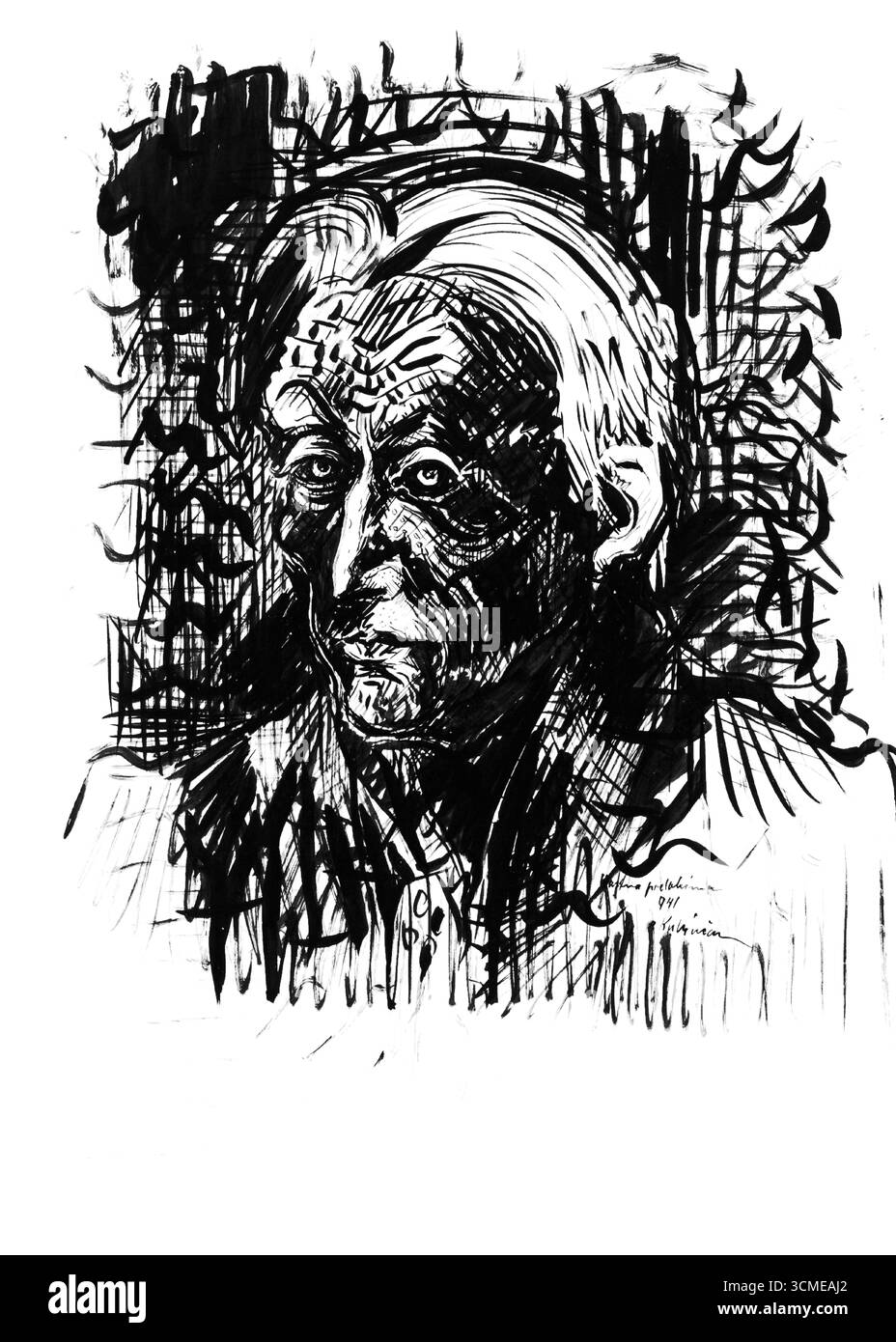 Vintage european portrait artwork Cut Out Stock Images & Pictures - Alamy