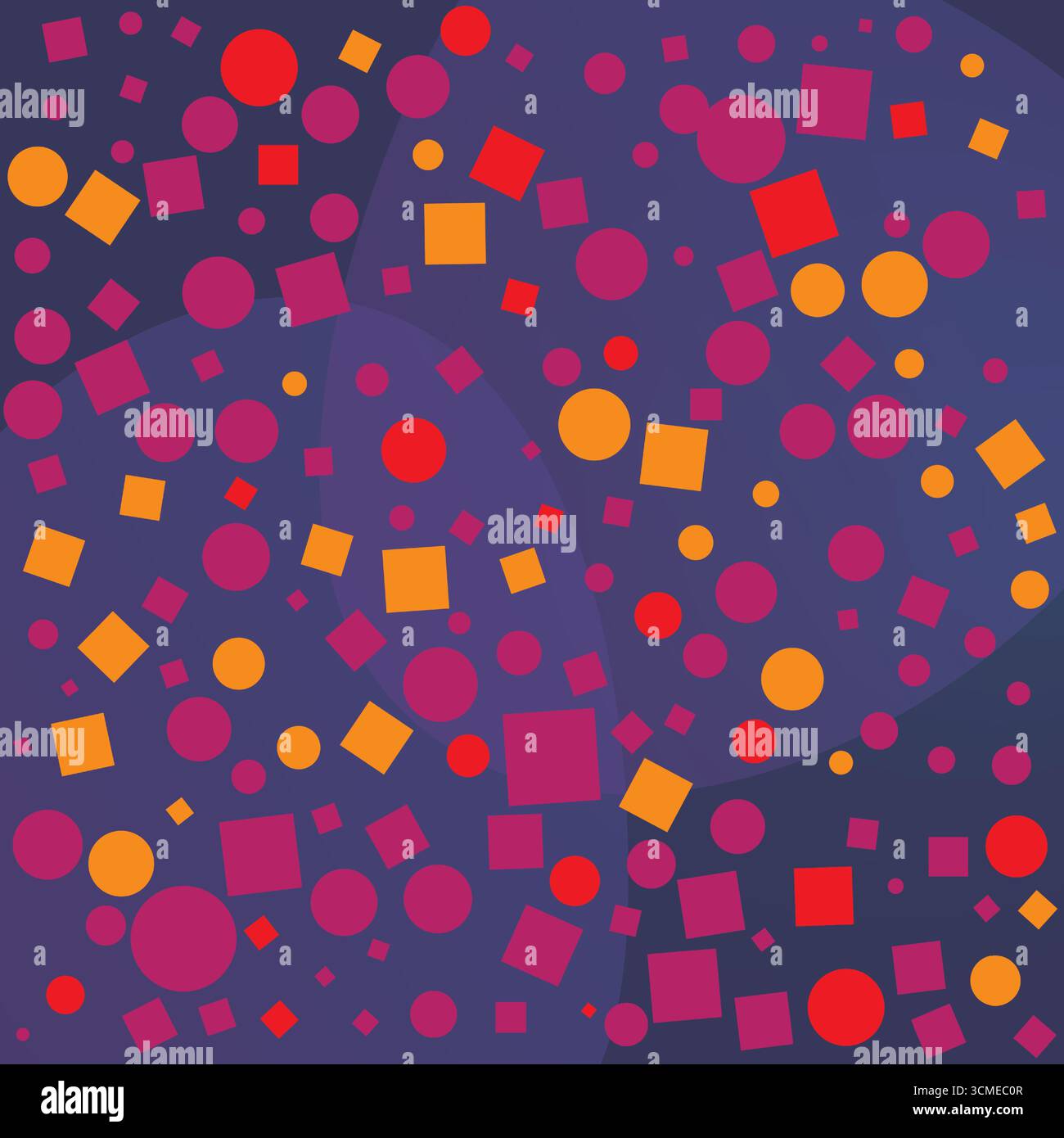 Mosaic forms on wall Stock Vector Images - Alamy