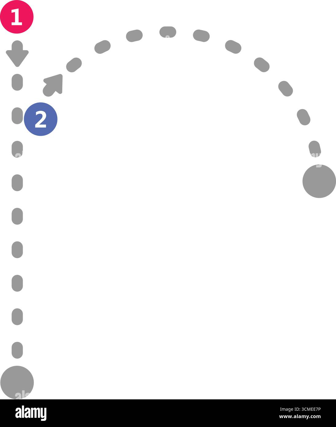 Tracing alphabet letter r lowercase prewriting dotted line element for ...