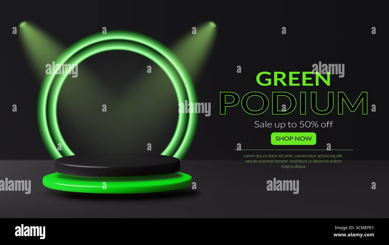 Cylinder flying podium neon hi-res stock photography and images - Alamy