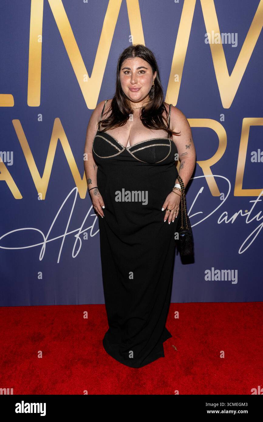 Actress Hillary Lewis attends Affinity Nightlife presents Emmy Awards ...