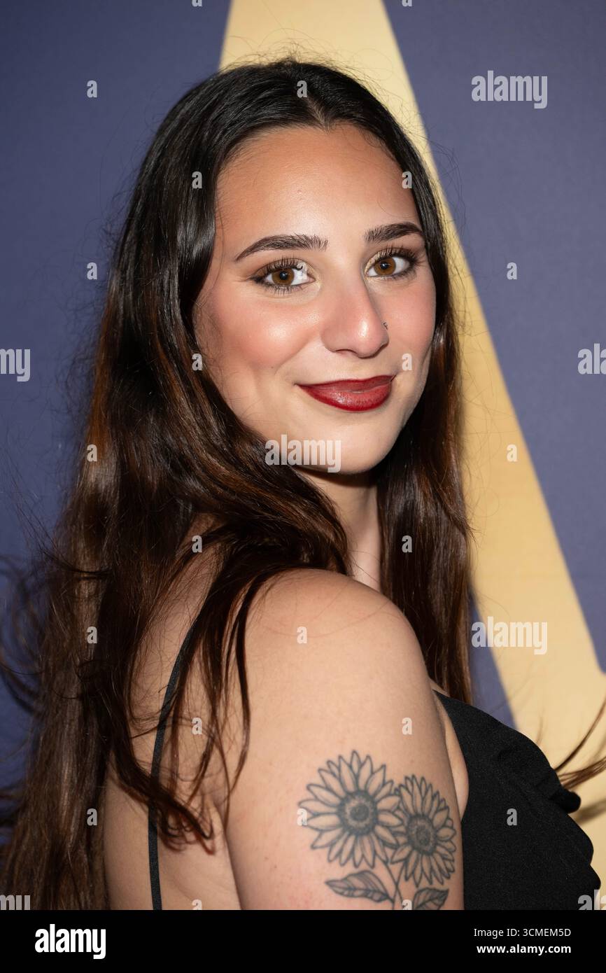 Actress Sarah Senator attends Affinity Nightlife presents Emmy Awards After Party at SkyBar ...