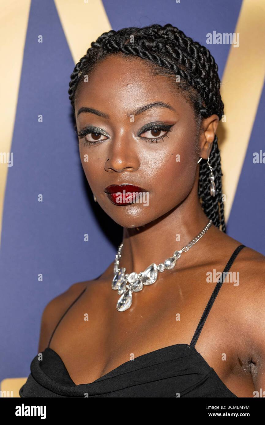 Actress Amya Stewart attends Affinity Nightlife presents Emmy Awards ...