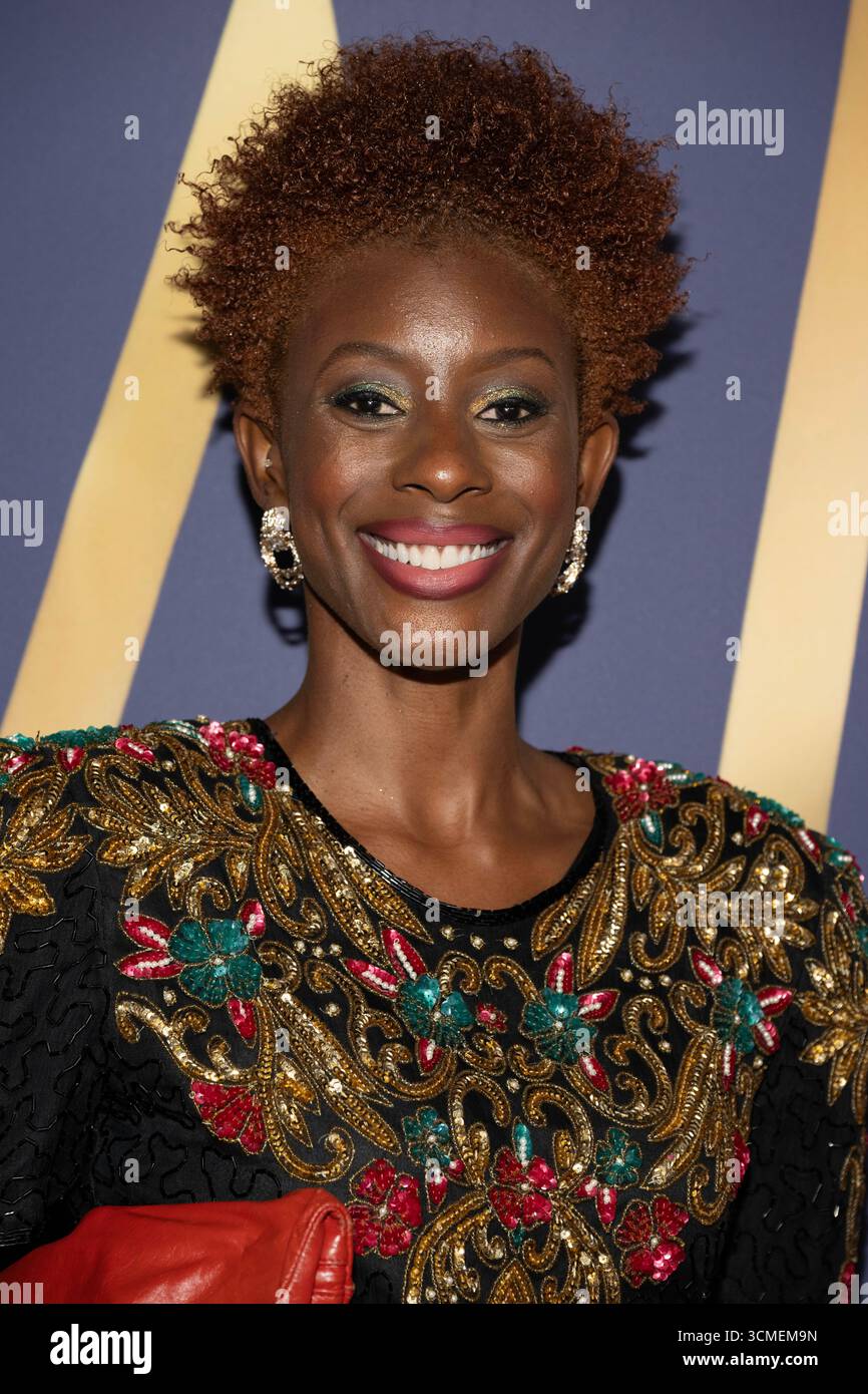 Model Iman Jazmin Brown attends Affinity Nightlife presents Emmy Awards ...