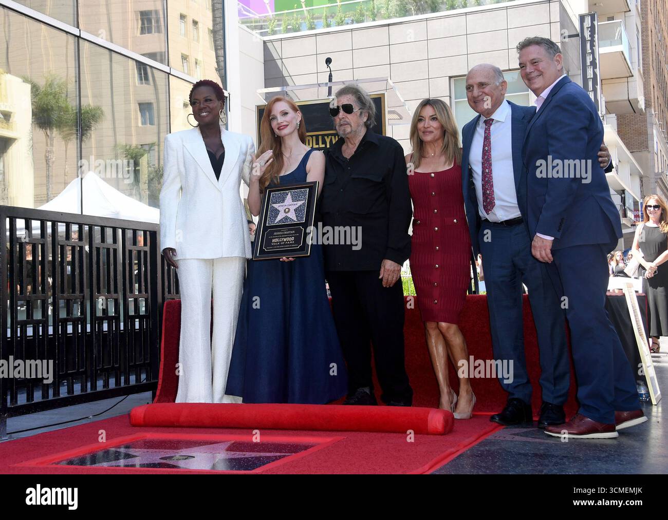 Actress Viola Davis, honoree Jessica Chastain, actor Al Pacino, Steve ...