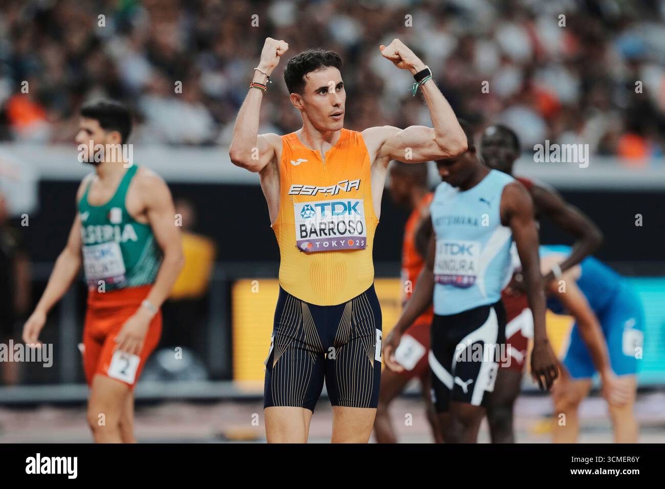 Spain's David Barroso reacts after competing in the men's 800 meters at ...