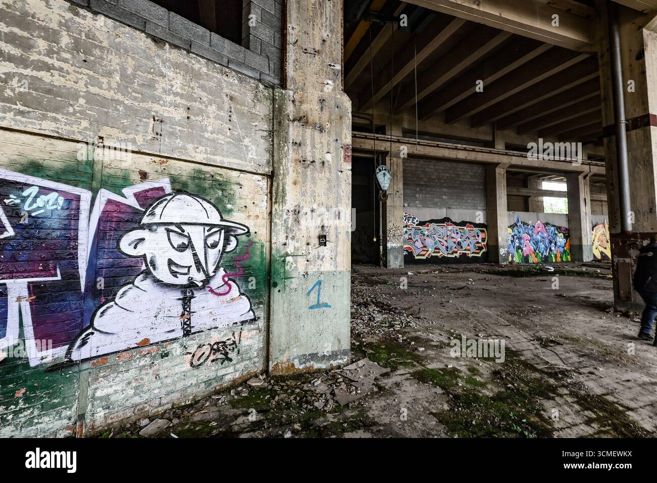 The space that will house the new building, pictured after a press ...