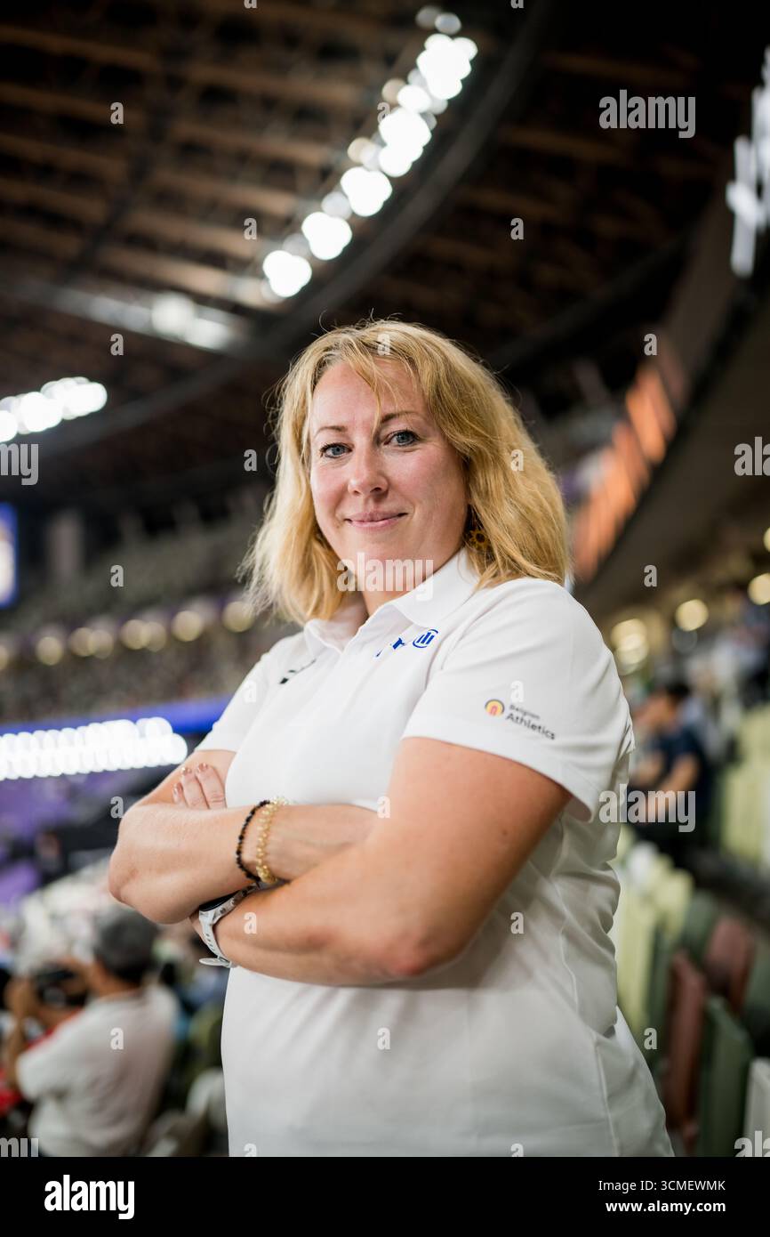 President LBFA Jessica Mayon poses for the photographer before the ...