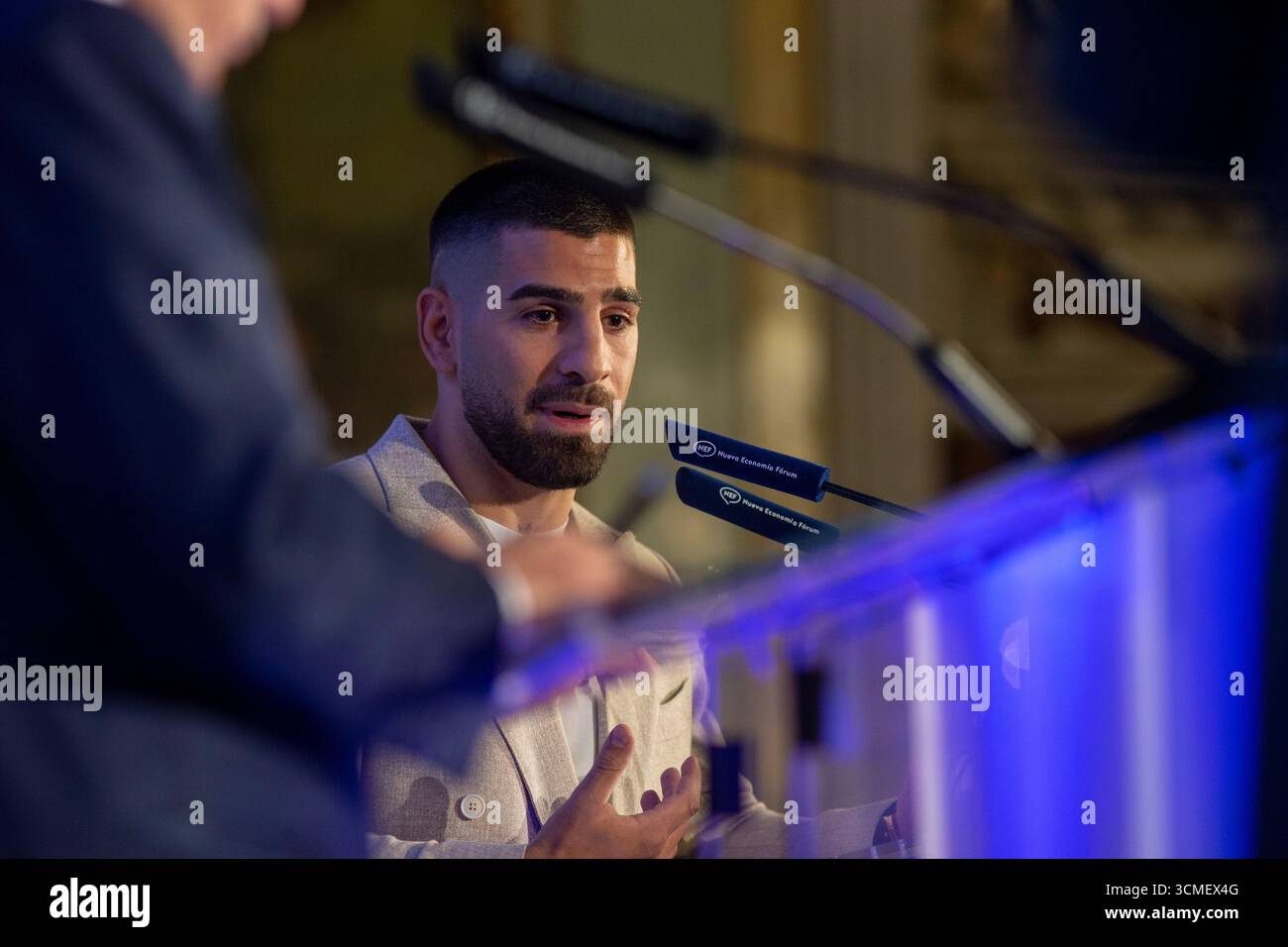 Ilia Topuria, current UFC lightweight world champion speaks to the ...