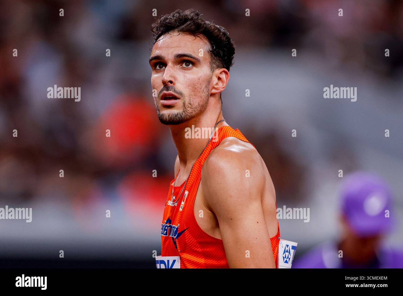 Samuel Chapple of the Netherlands looks dejected after competing in the ...