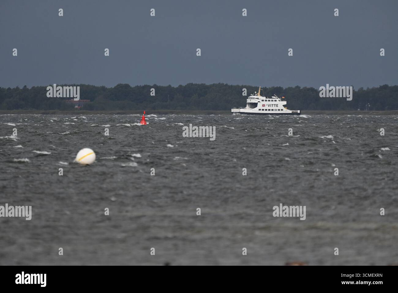 16 September 2025, Mecklenburg-Western Pomerania, Schaprode: The ferry ...
