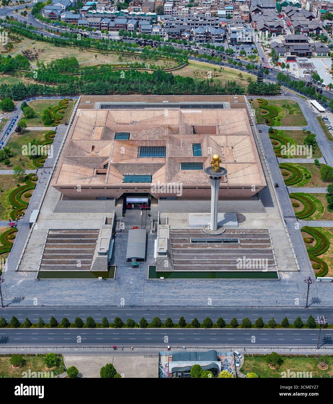 Luoyang Museum, Luoyang City, Henan Province, Sui Tang City Site Botanical Garden Stock Photo ...