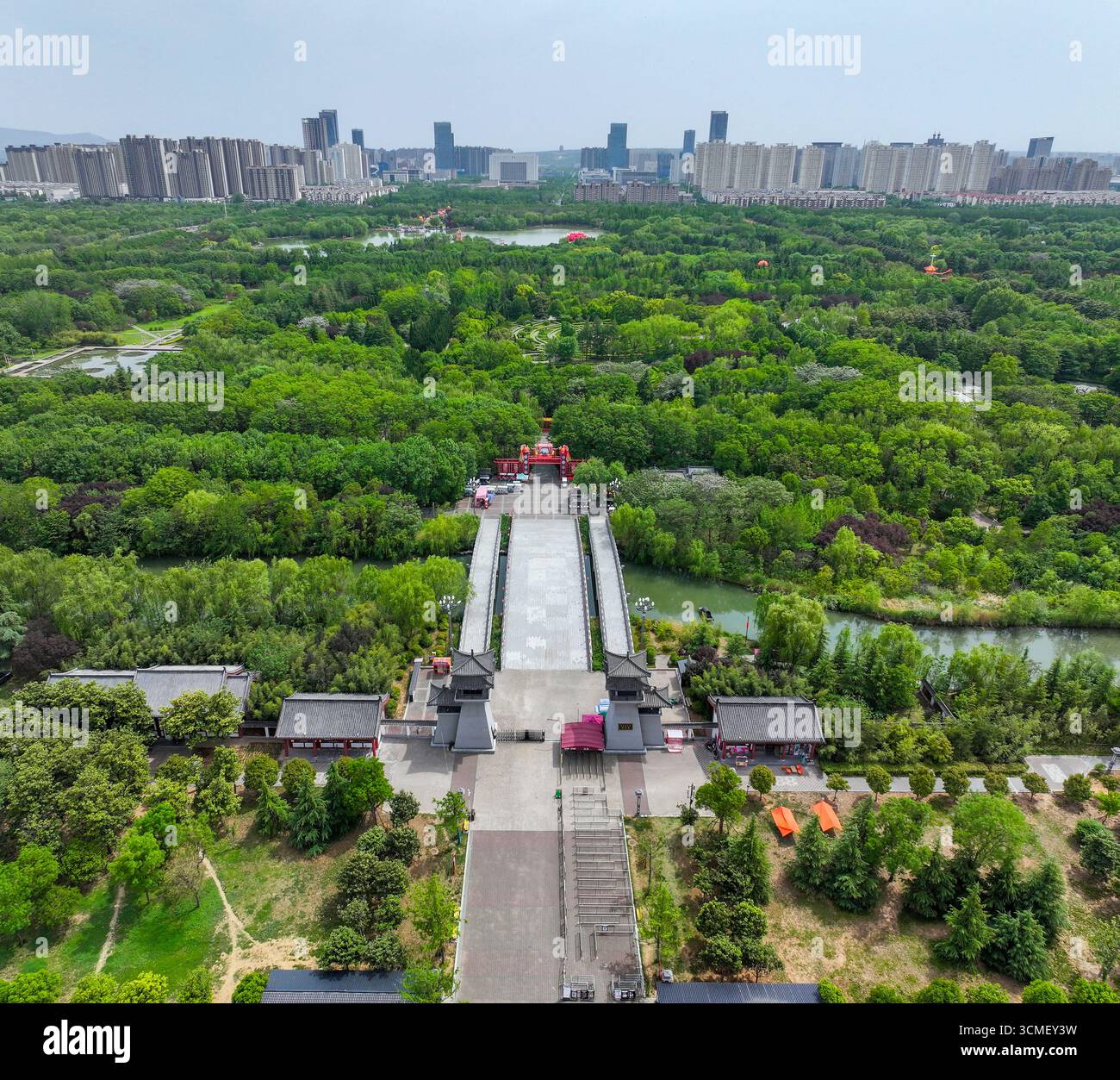Luoyang Museum, Luoyang City, Henan Province, Sui Tang City Site Botanical Garden Stock Photo ...