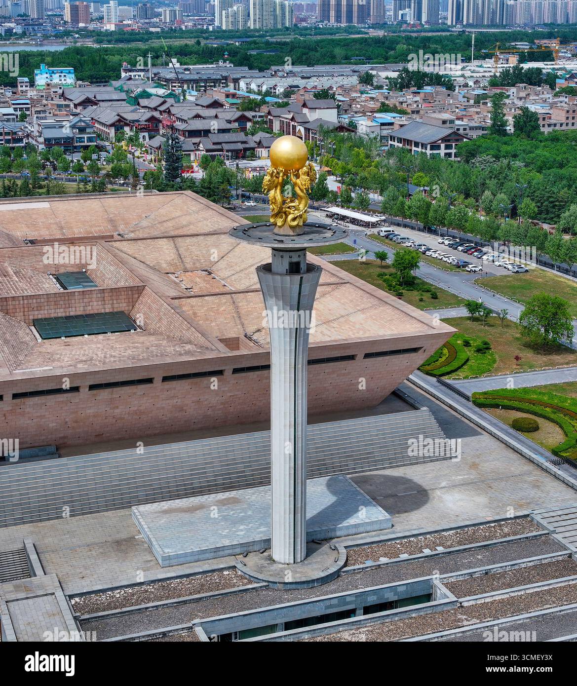 Luoyang Museum, Luoyang City, Henan Province, Sui Tang City Site Botanical Garden Stock Photo ...