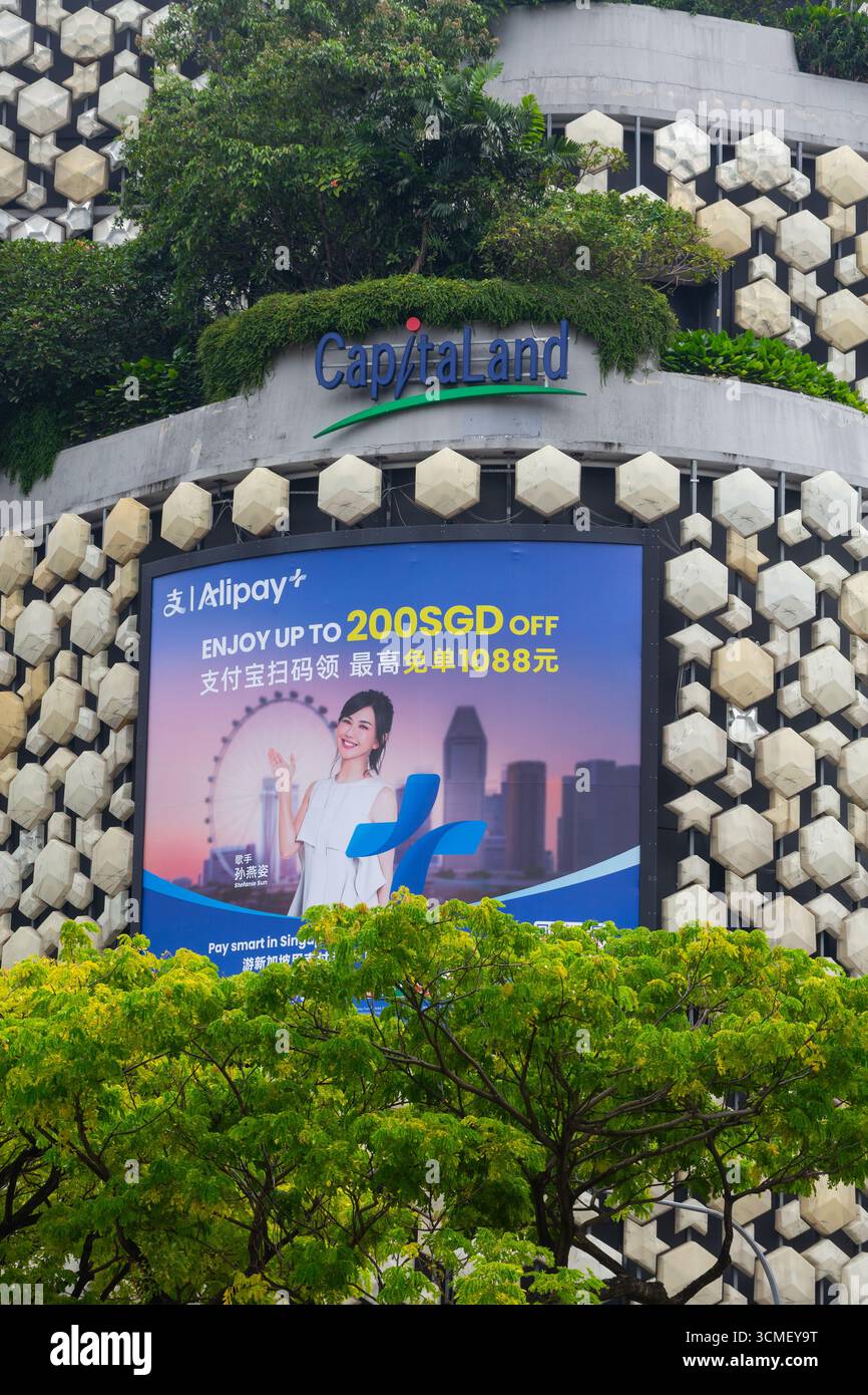 Vertical view. Stefanie Sun, Alipay endorsement artist, CapitaLand ...