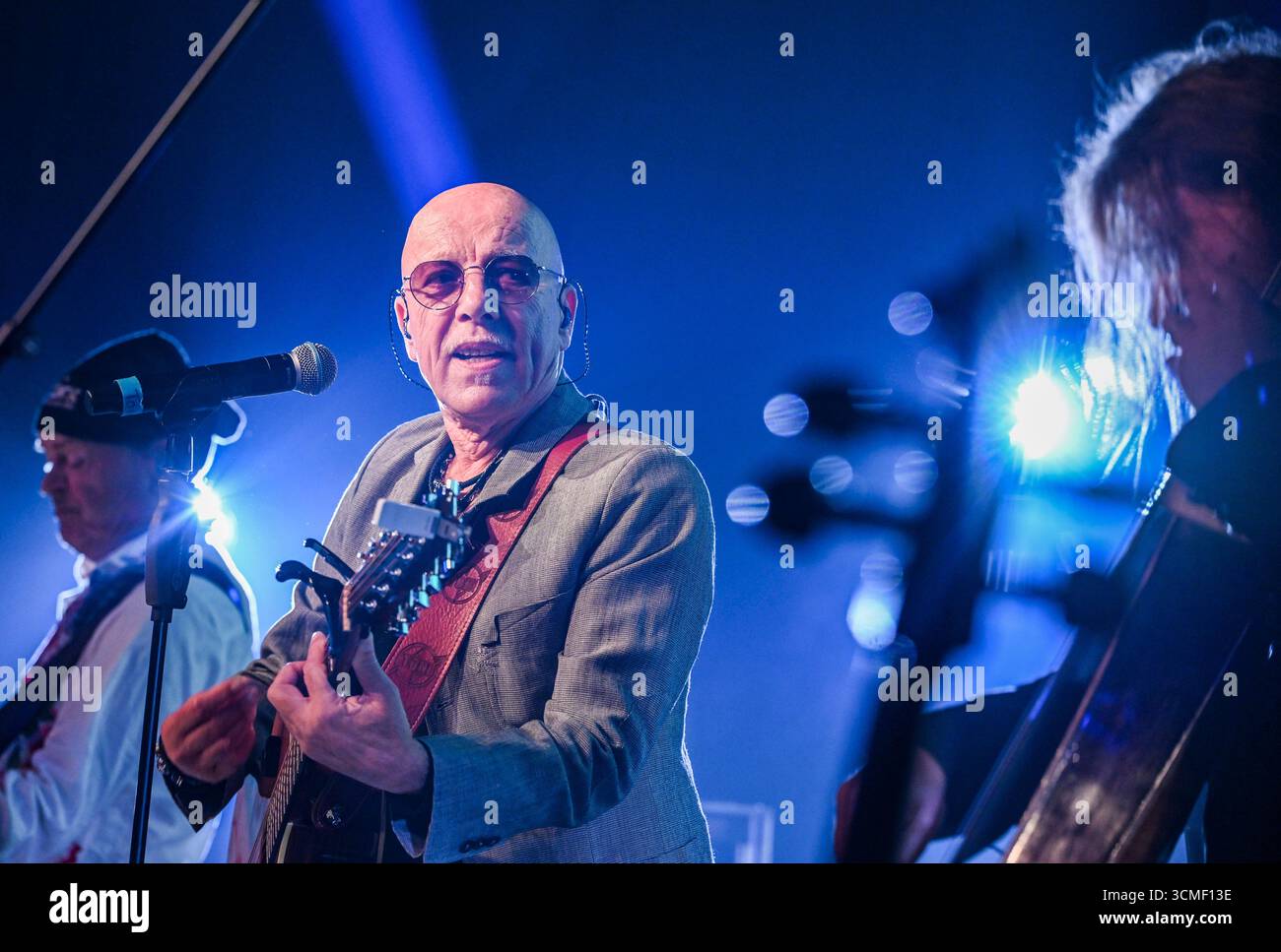 16 September 2025, Berlin: Ex-City frontman Toni Krahl presents his ...