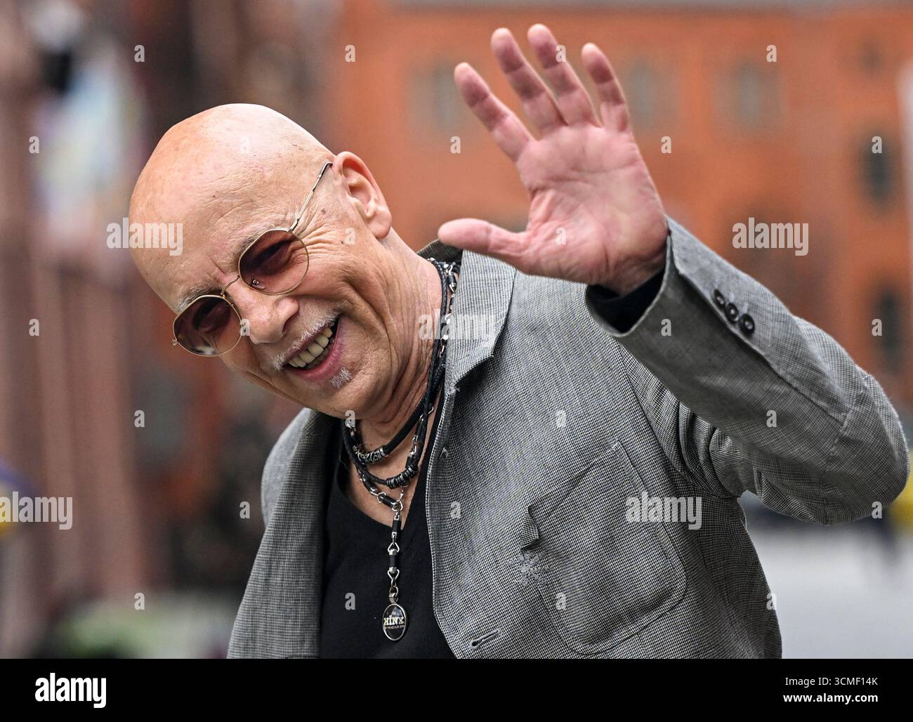 16 September 2025, Berlin: Ex-City frontman Toni Krahl at the launch of ...
