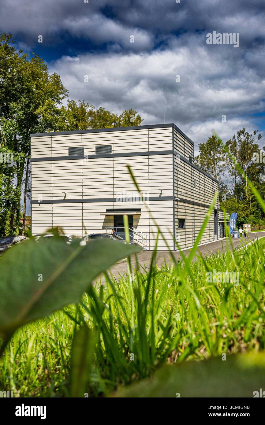 Completed construction of the Machnin water treatment plant, built by ...