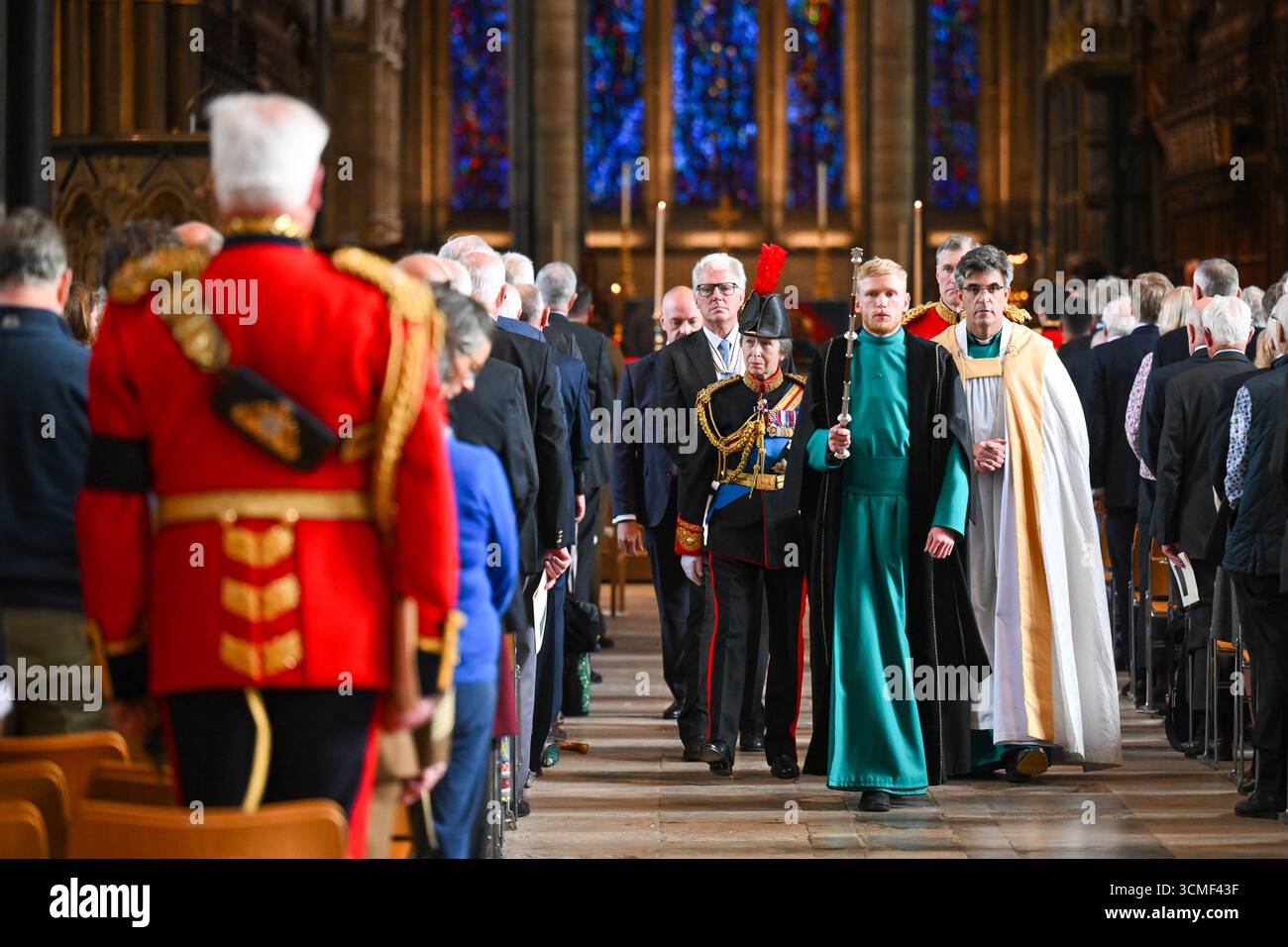 Salisbury, UK, 16th Sep 2025. The Princes Royal Attends Laying Up Of ...