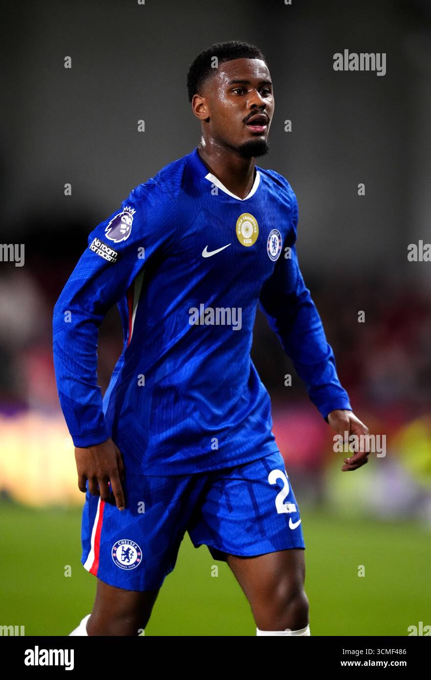 Chelsea’s Jorrel Hato during the Premier League match at the Gtech ...