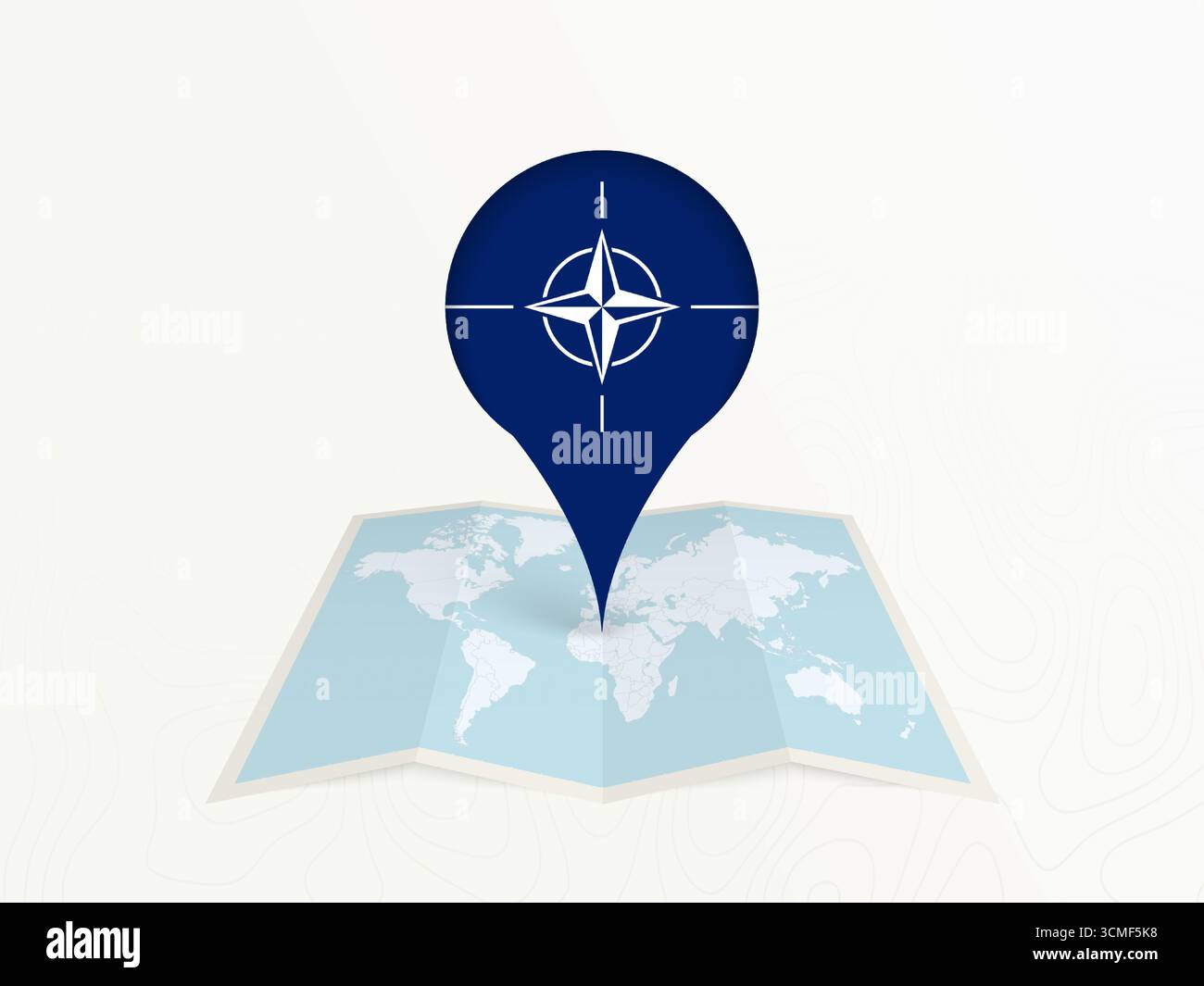 Nato map pin Stock Vector Images - Alamy
