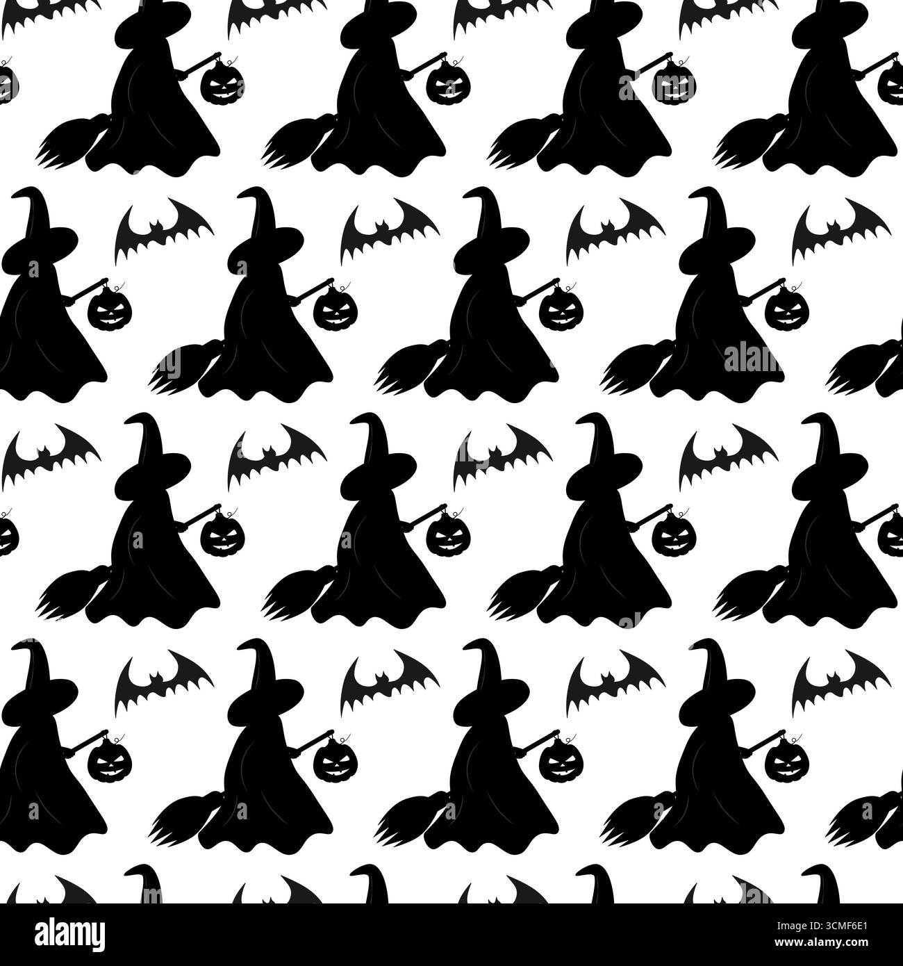 Happy woman in halloween Black and White Stock Photos & Images - Alamy