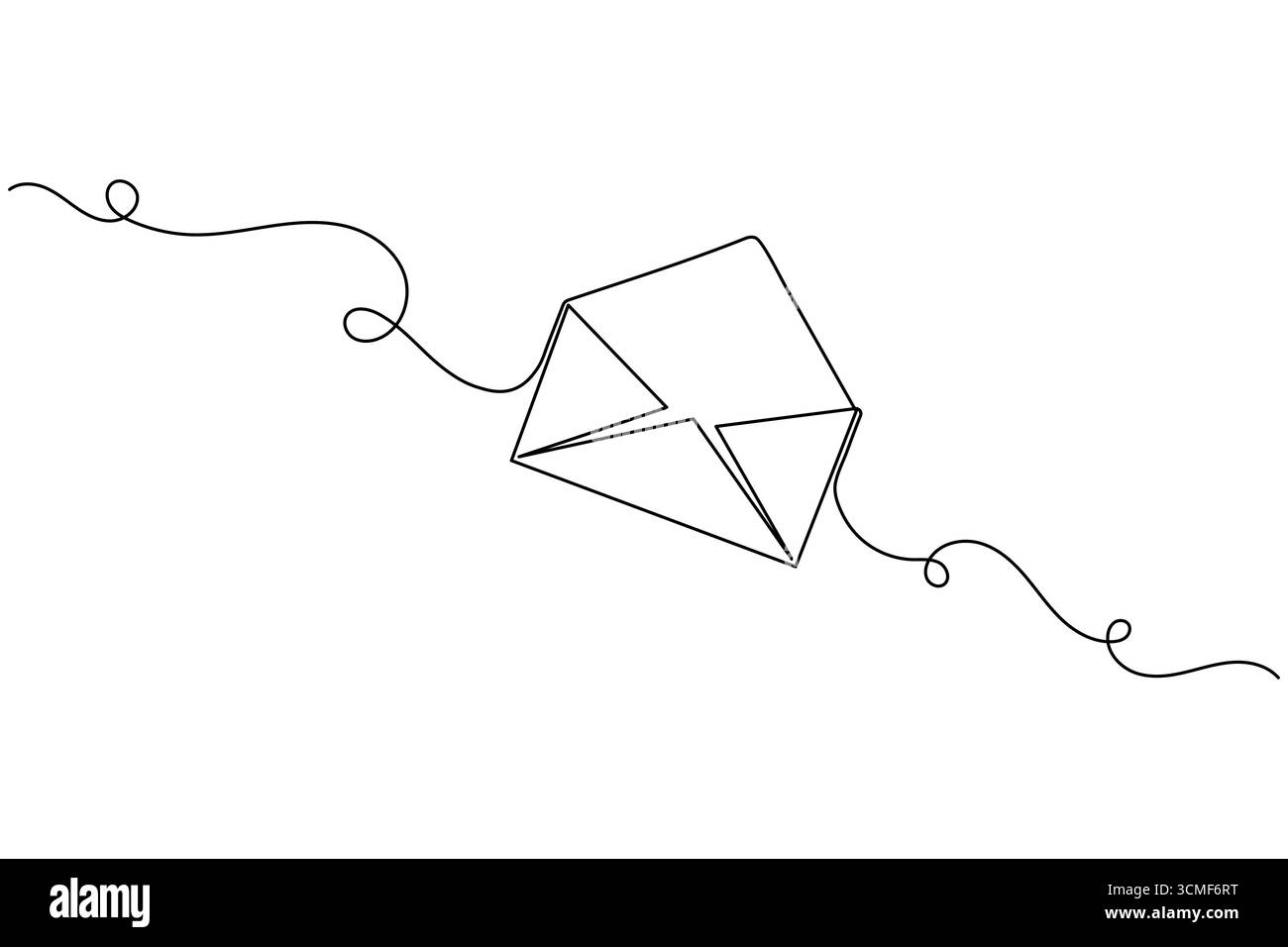 Mail envelope line vector Stock Vector Images - Alamy