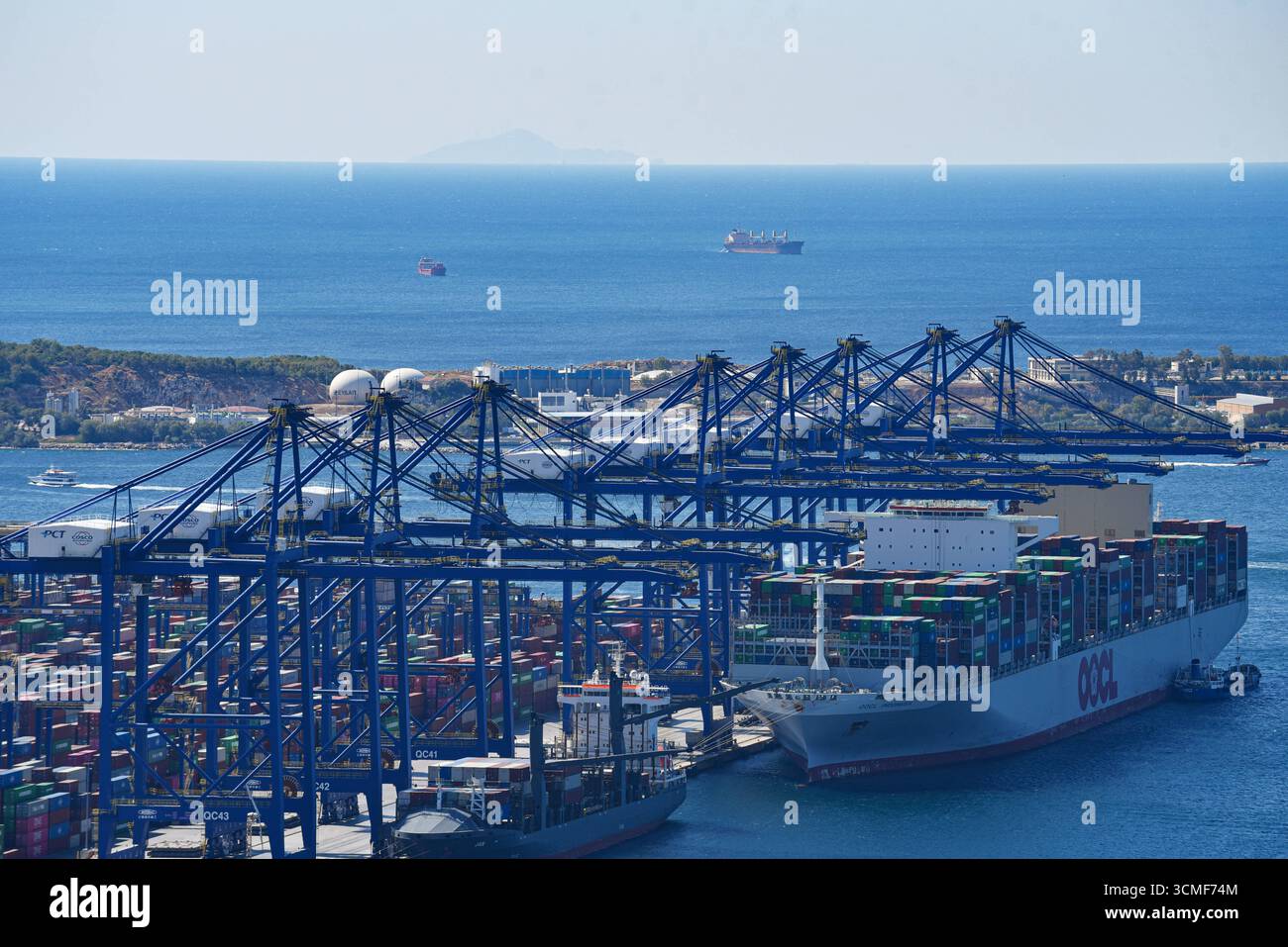 COSCO owned Piraeus port becomes Chinas gateway to Europe A view of ...