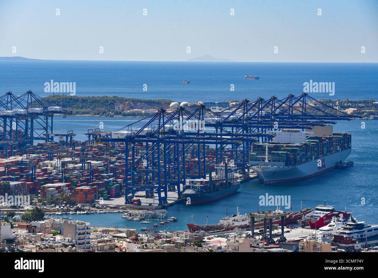 COSCO owned Piraeus port becomes Chinas gateway to Europe A view of ...