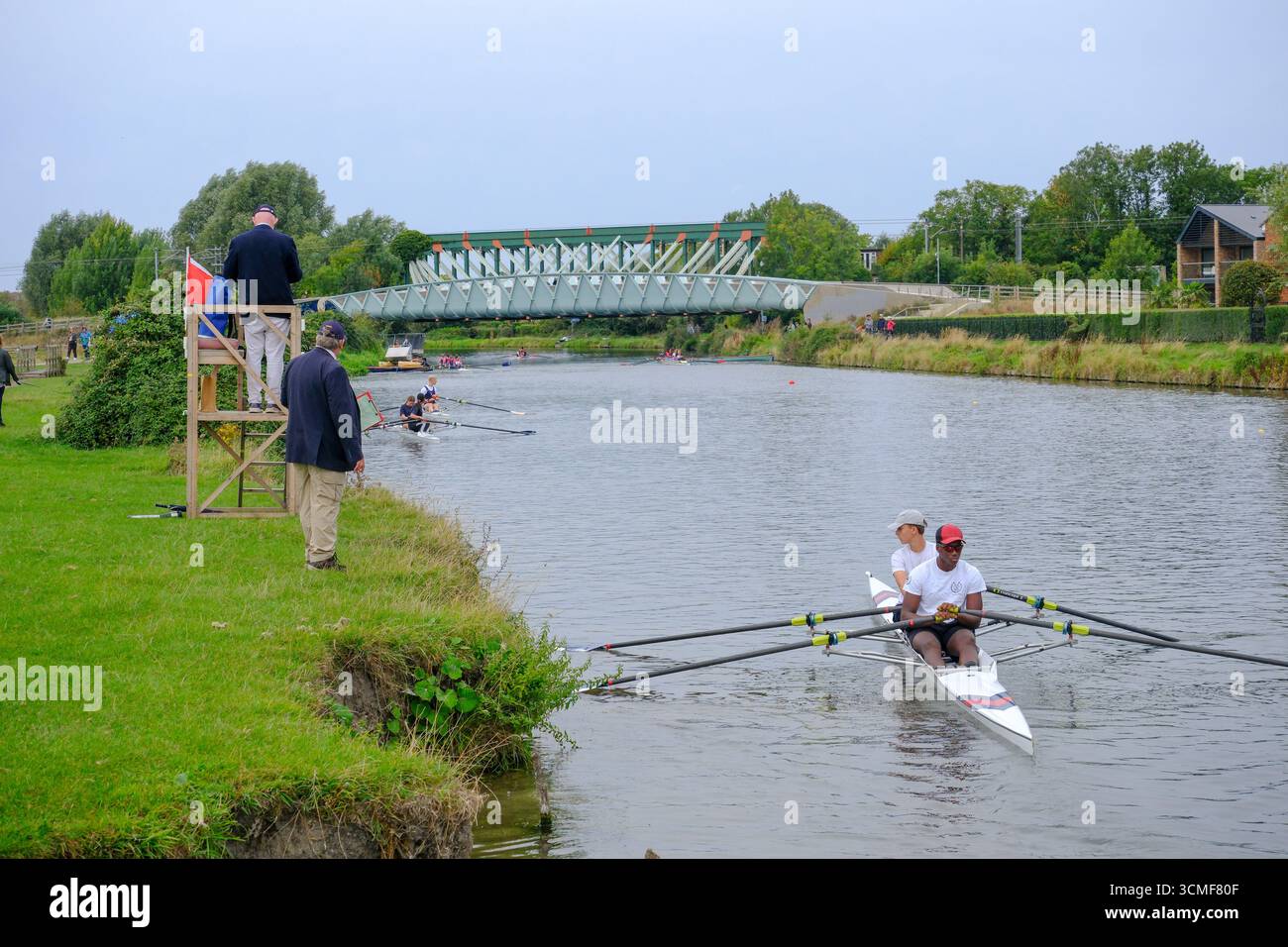 14 AUG 2025 - Cambridge, UK - Rowers on the River Cam in Cambridge ...