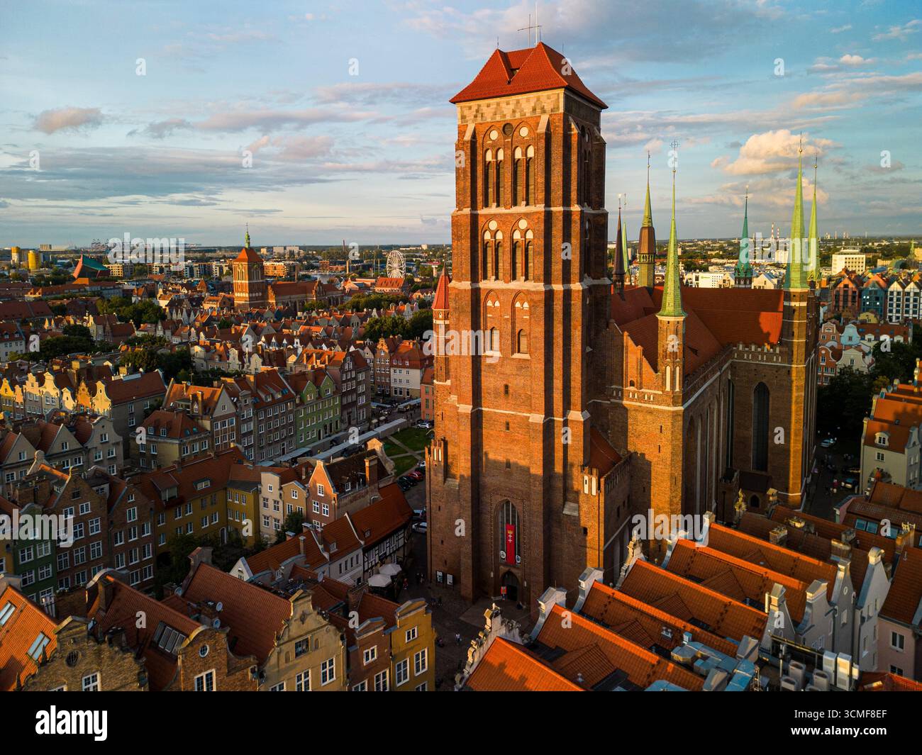 Drone aerial gdynia basilica hi-res stock photography and images - Alamy