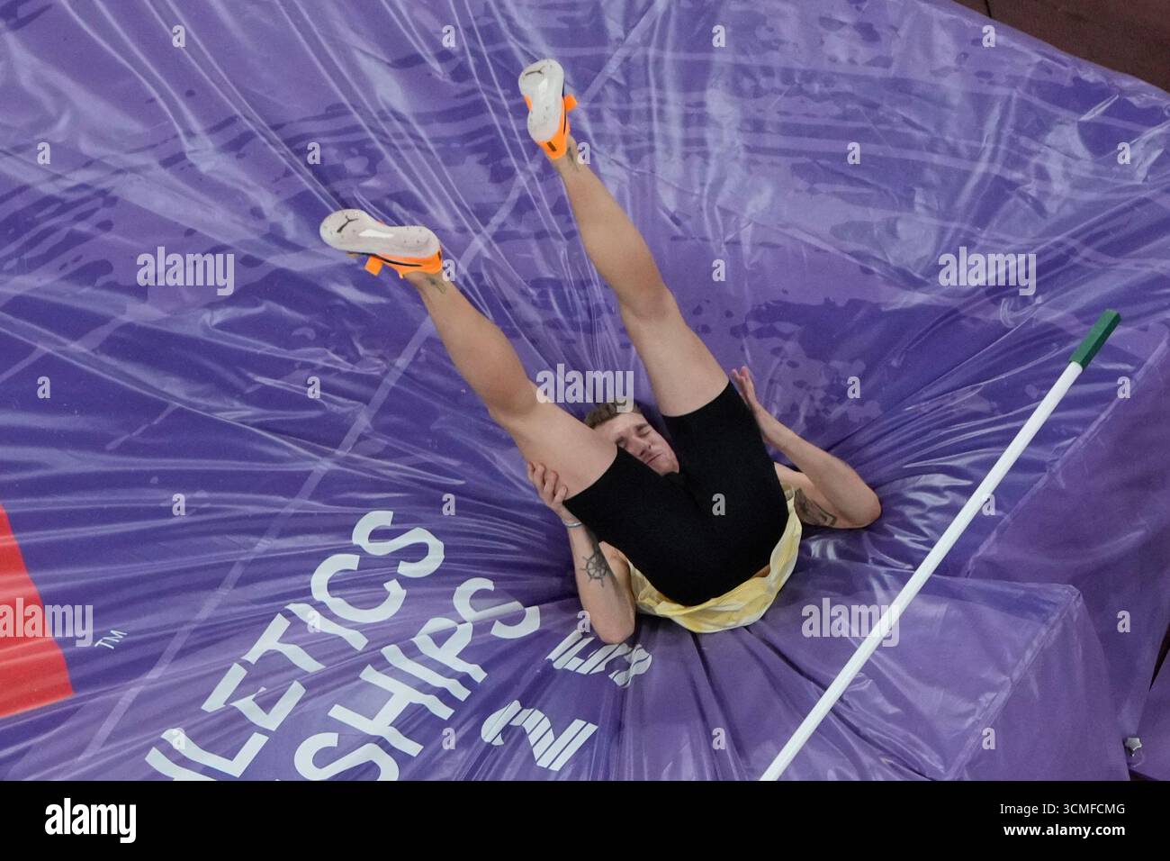 Belgium's Thomas Carmoy during a men's 110 meters hurdles semifinal at ...