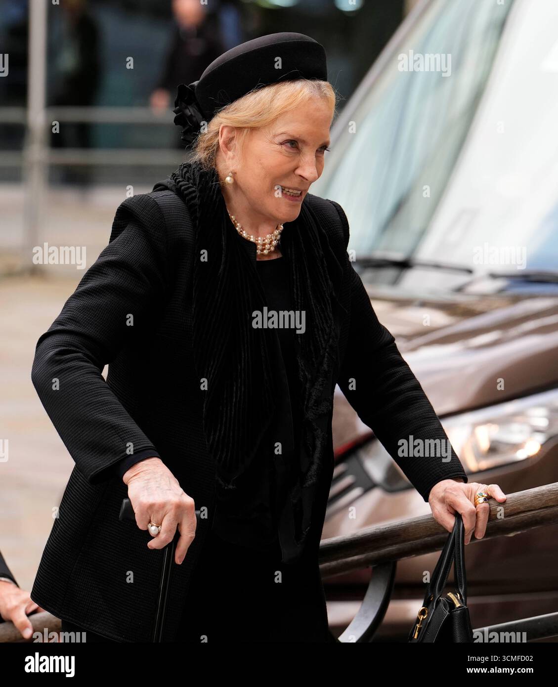 Princess Michael of Kent arriving for the Requiem Mass service for the ...