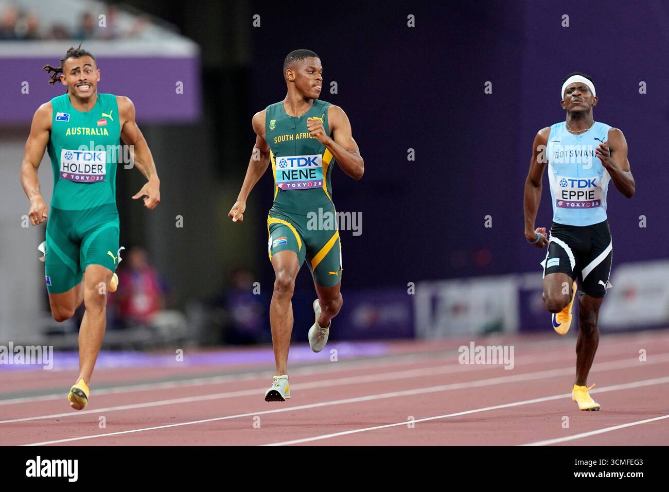 Australia's Reece Holder, South Africa's Zakithi Nene and Botswana's ...
