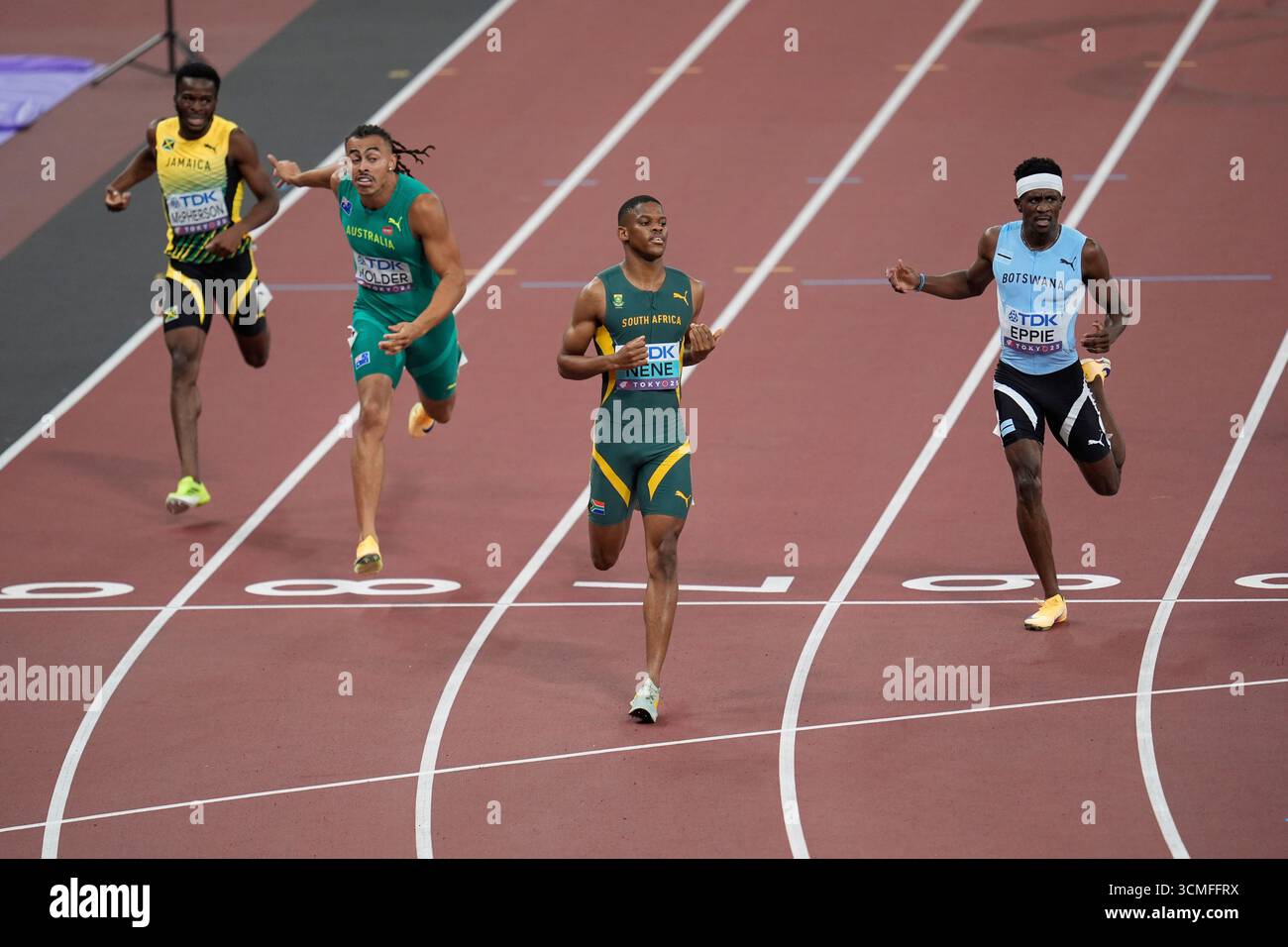 Jamaica's Bovel McPherson, Australia's Reece Holder, South Africa's ...