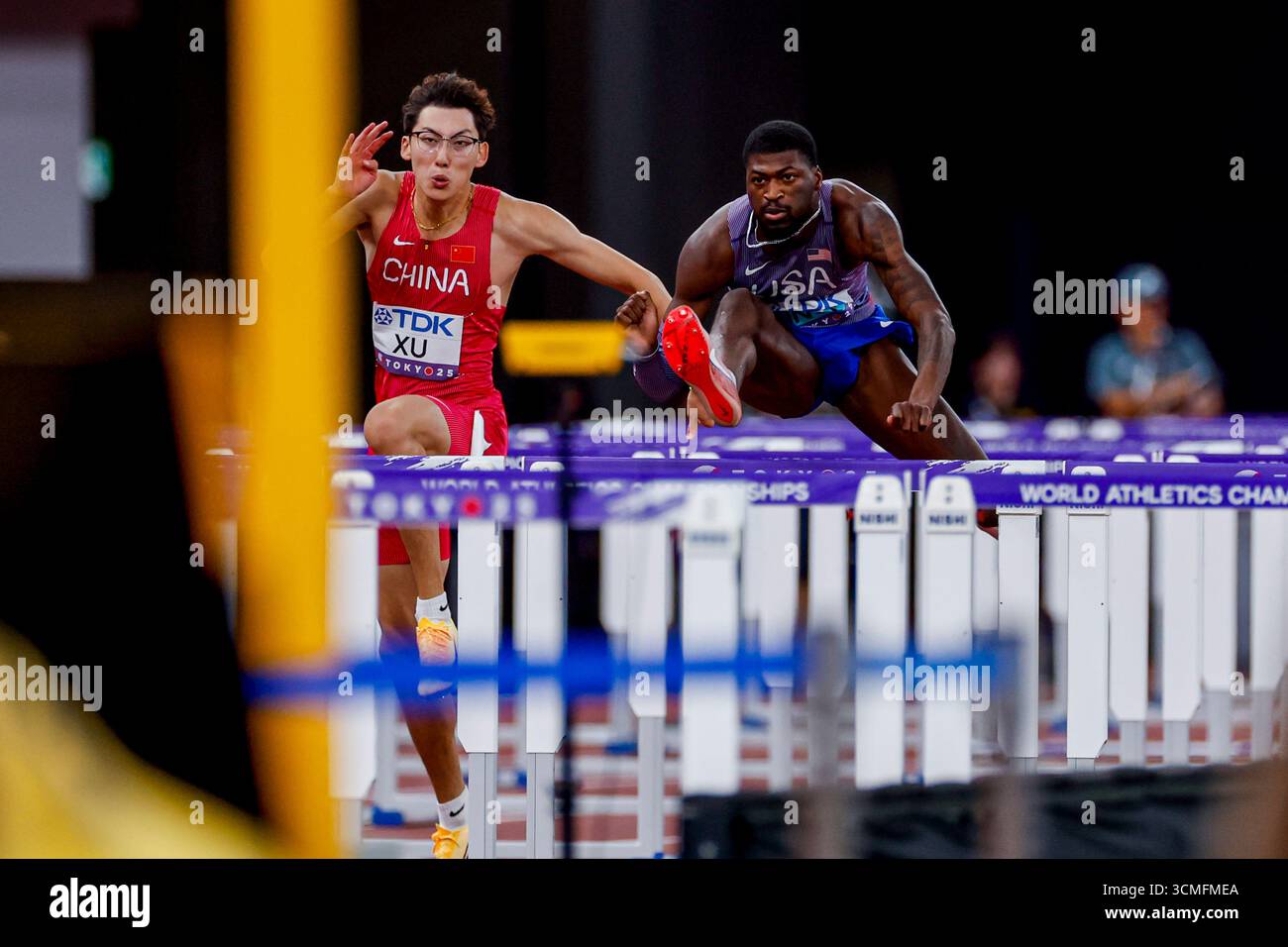 Dylan Beard of United States of America and Zhuoyi Xu of China ...