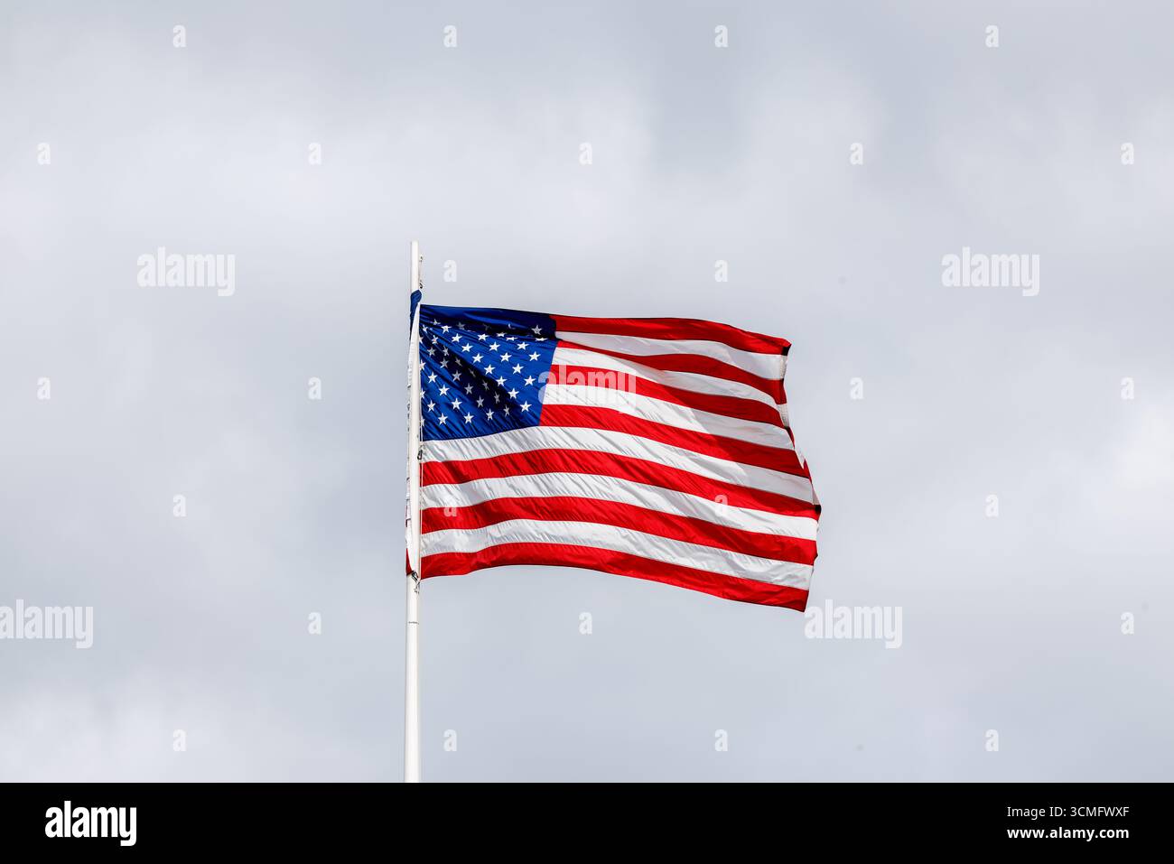 16 September 2025, Bavaria, Munich: The flag of the USA (United States ...