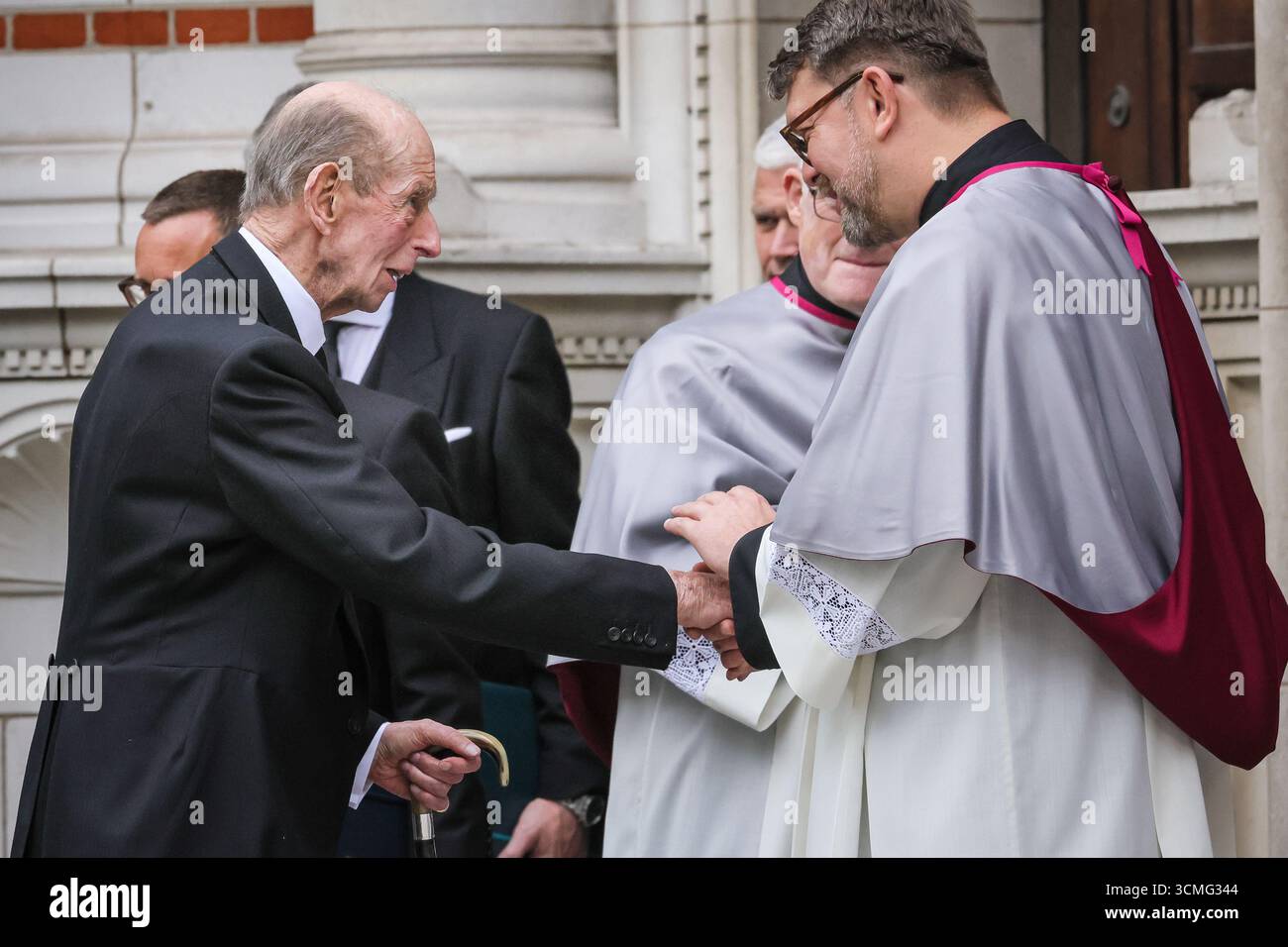 London, UK. 16th Sep, 2025. The Duke of Kent and members of the family ...