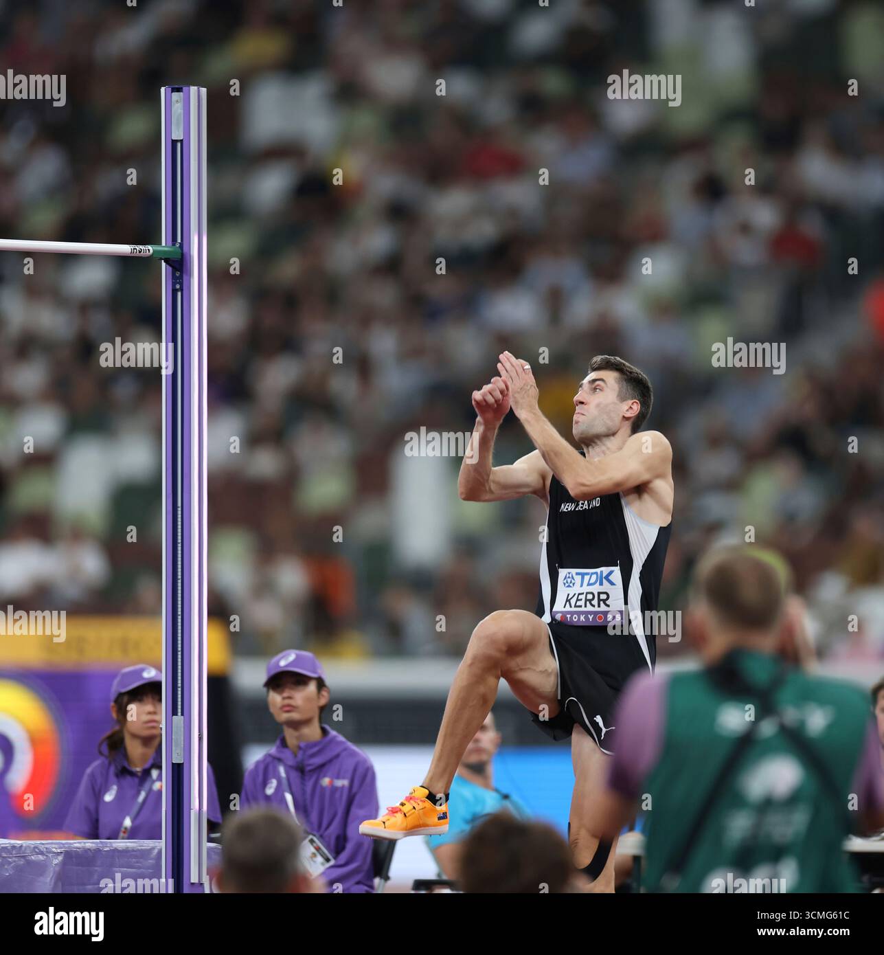 Hamish KERR of New Zealand competes during Men's High Jump of the World ...