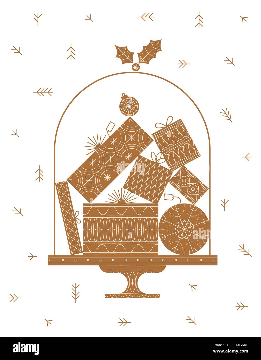 Decorative cake stand Stock Vector Images - Alamy