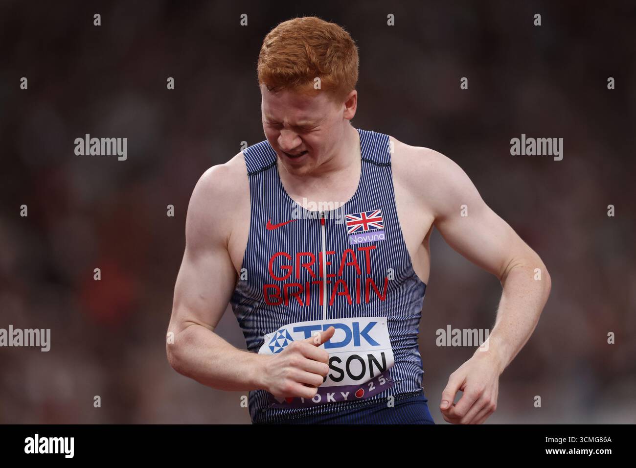 Charlie Dobson (GBR) after his 400m semi-final during the World ...