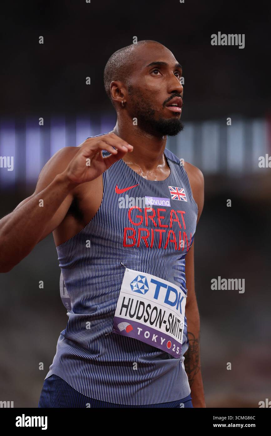 Matthew Hudson-Smith (GBR) before his 400m semi-final during the World ...