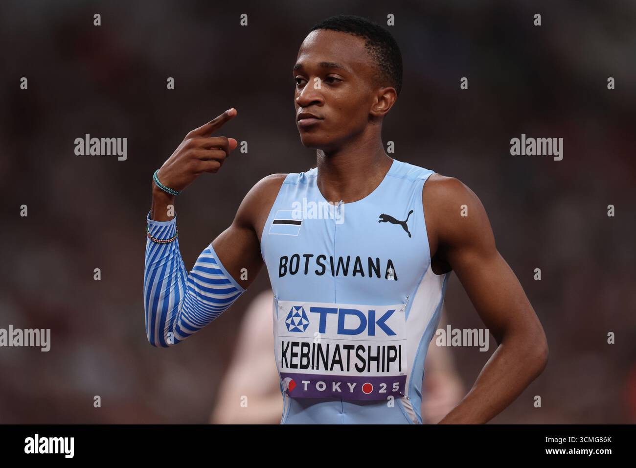 Busang Collen Kebinatshipi (BOT) wins his 400m semi-final during the ...