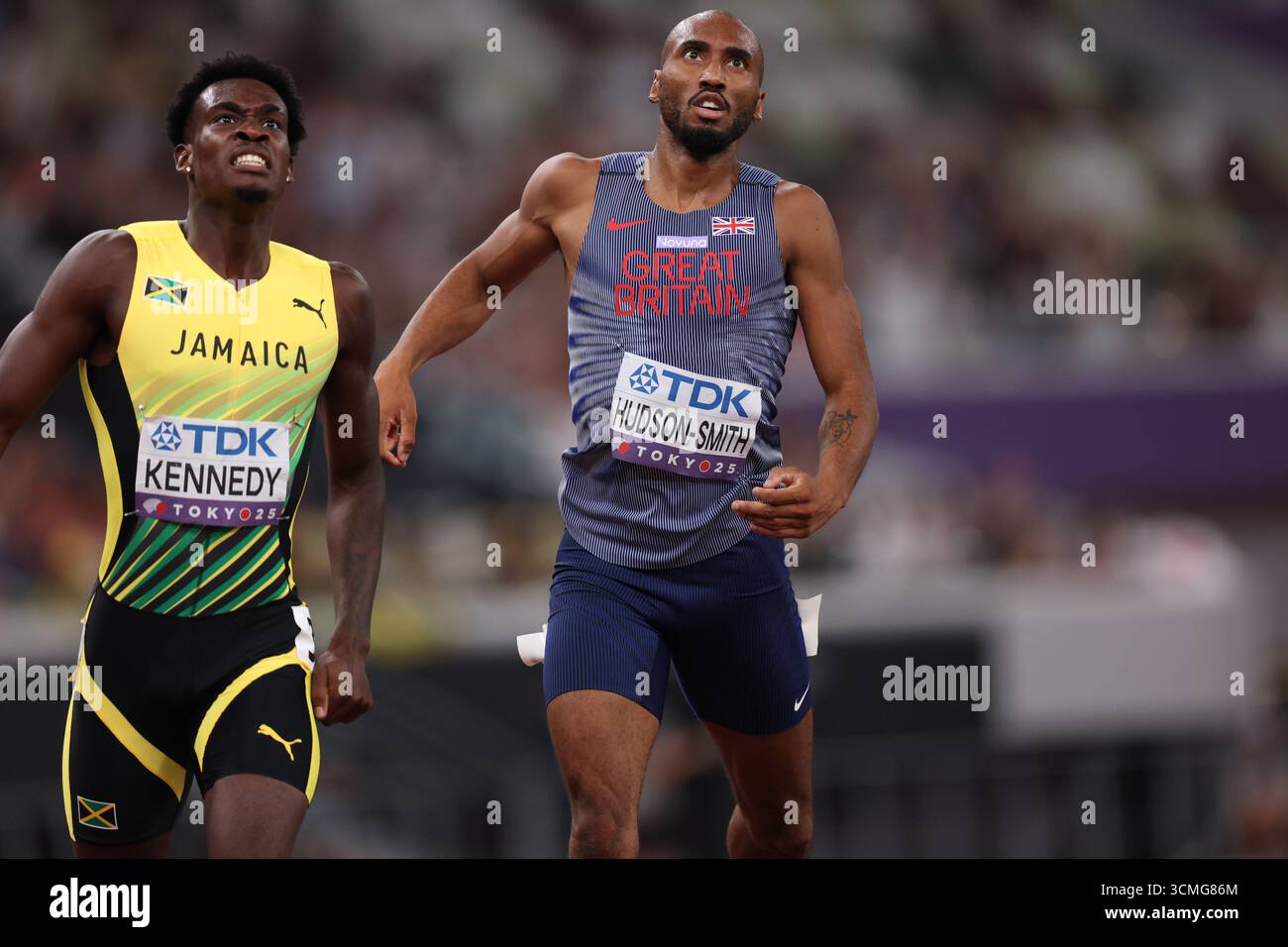Matthew Hudson-Smith (GBR) during his 400m semi-final during the World ...