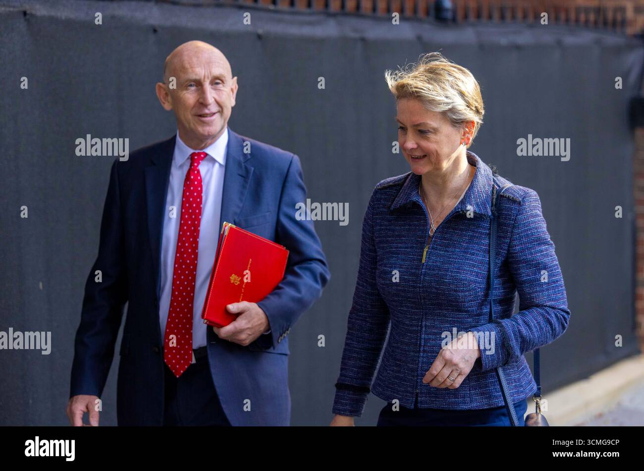 London, UK. 16th Sep, 2025. John Healey, Defence secretary and Yvette ...